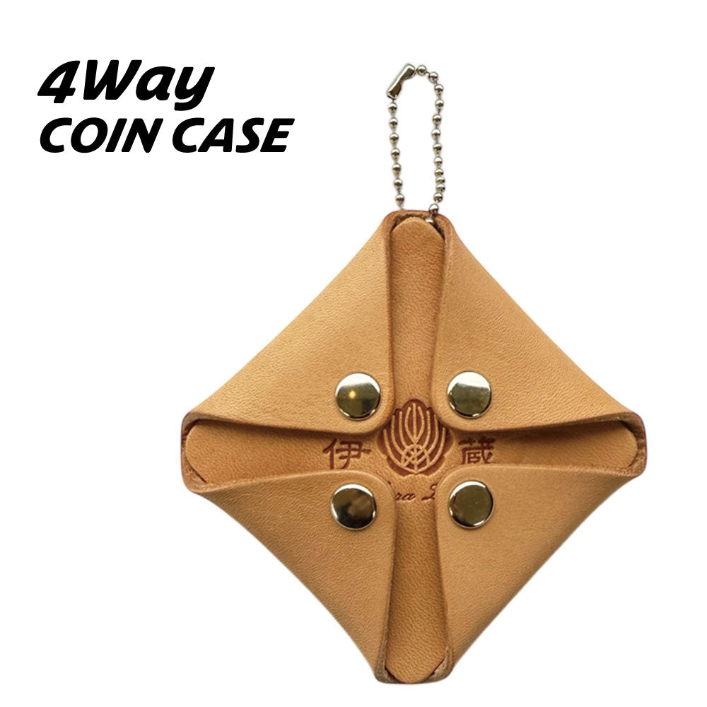 4way coin case（小物入れ コインケース） – 【公式】手作りレザー製品の伊の蔵・レザー / イノクラCAFE
